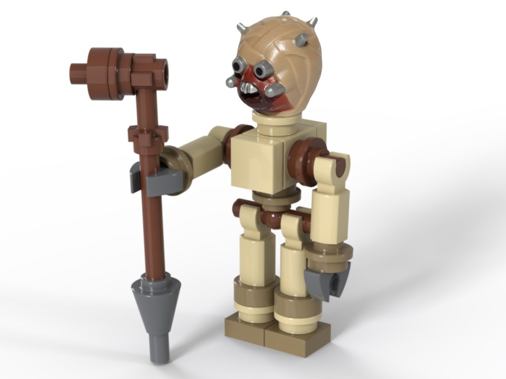 LEGO MOC Tusken Raider buildable mini figure by BeskarBricks ...