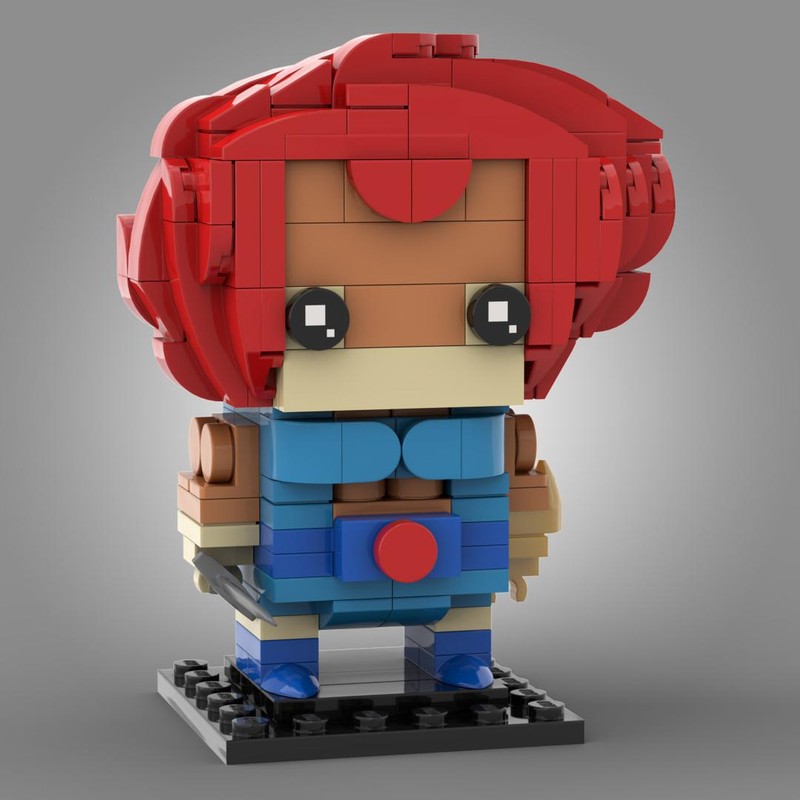 LEGO MOC Lion-O from Thundercats Brickheadz by custominstructions ...