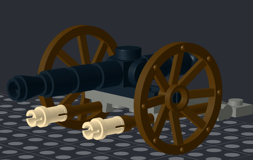 LEGO MOC Lego M1857 Napoleon Gun V1 by TRUCIDATOR22 | Rebrickable ...
