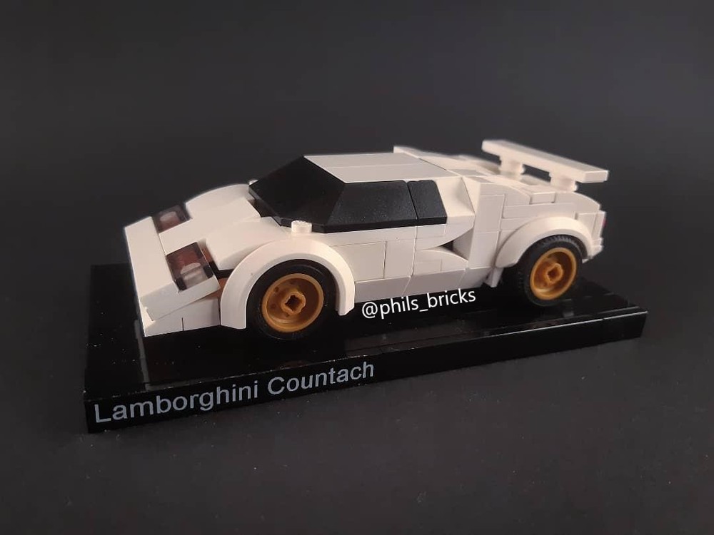 LEGO MOC Lamborghini Countach by phils_bricks | Rebrickable - Build ...