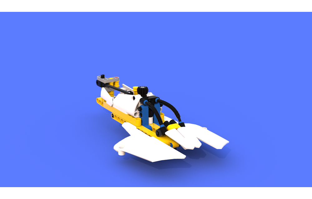 LEGO MOC-9554 42044 C model hydroplane by whuismans | Rebrickable ...