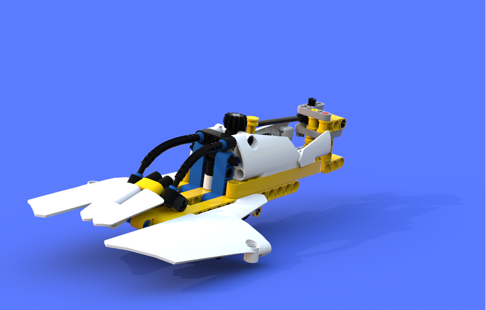 LEGO MOC-9554 42044 C model hydroplane by whuismans | Rebrickable ...