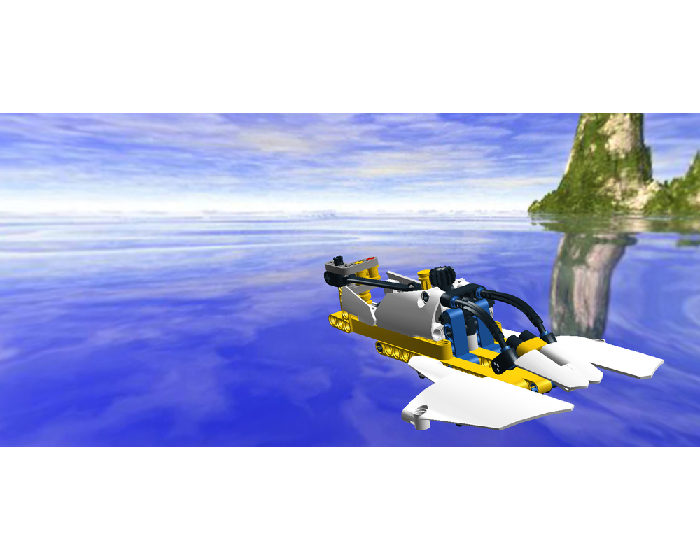 LEGO MOC 42044 C model hydroplane by whuismans | Rebrickable - Build ...