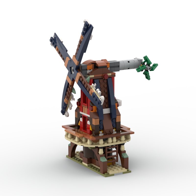LEGO MOC 31116 Dutch Windmill by Nequmodiva | Rebrickable - Build with LEGO