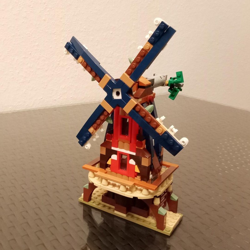 LEGO MOC 31116 Dutch Windmill by Nequmodiva | Rebrickable - Build with LEGO