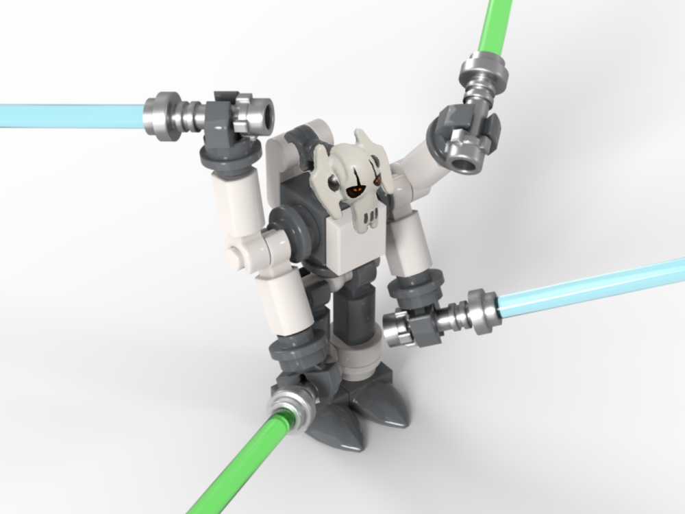 LEGO MOC General Grievous buildable mini figure by BeskarBricks ...