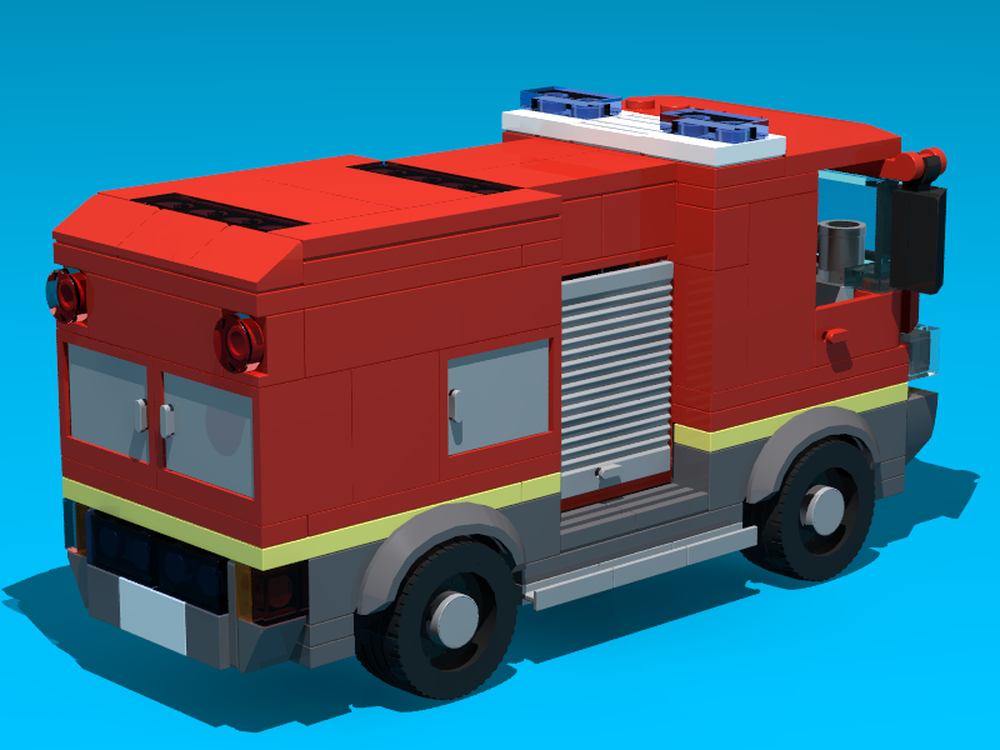 LEGO MOC Fire Engine by The Lego Master | Rebrickable - Build with LEGO