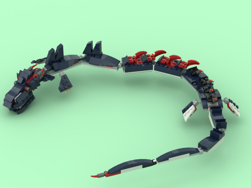 LEGO MOC 31088 2 to 1 Sea monster by LegoDesigner | Rebrickable - Build ...