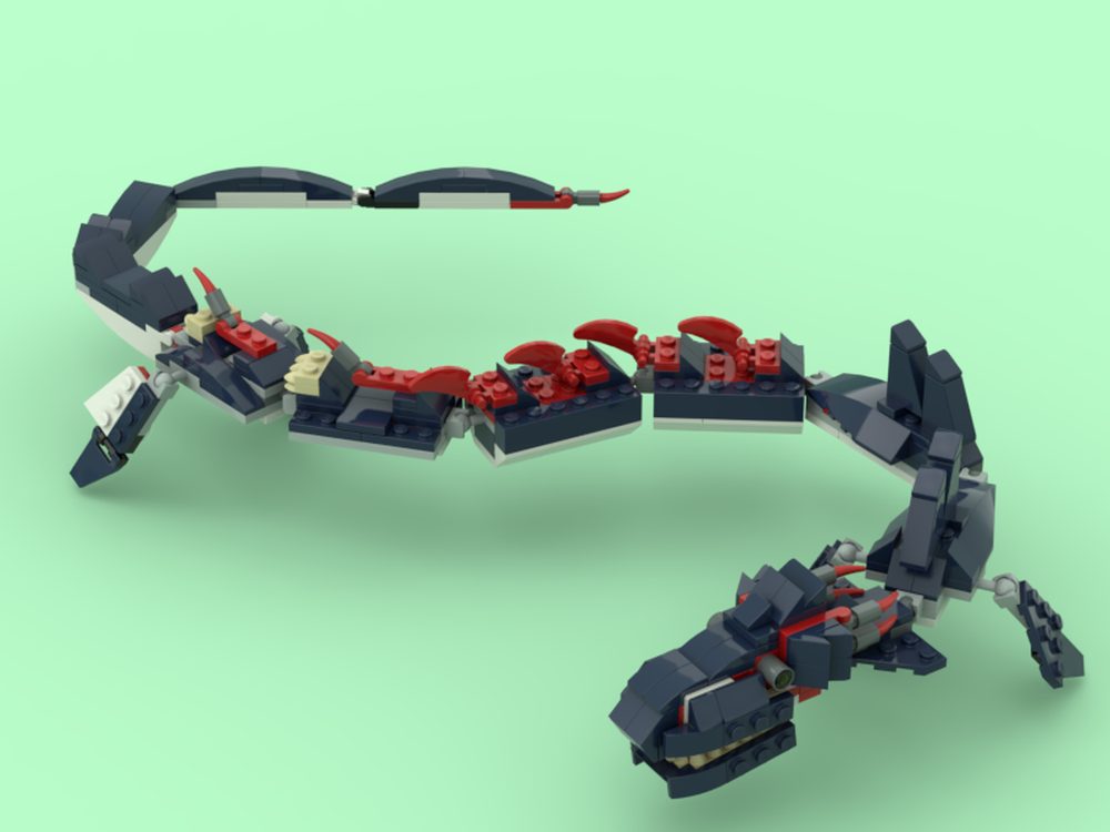 LEGO MOC 31088 2 to 1 Sea monster by LegoDesigner | Rebrickable - Build ...