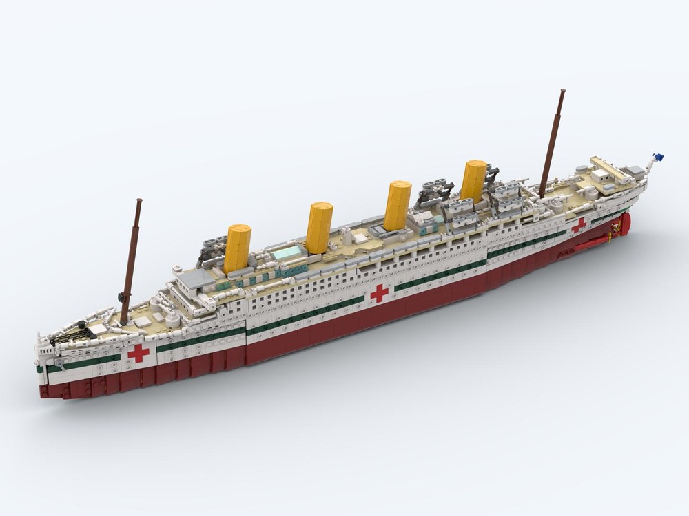 LEGO MOC HMHS Britannic 1:325 (Building instructions only) by bru_bri ...