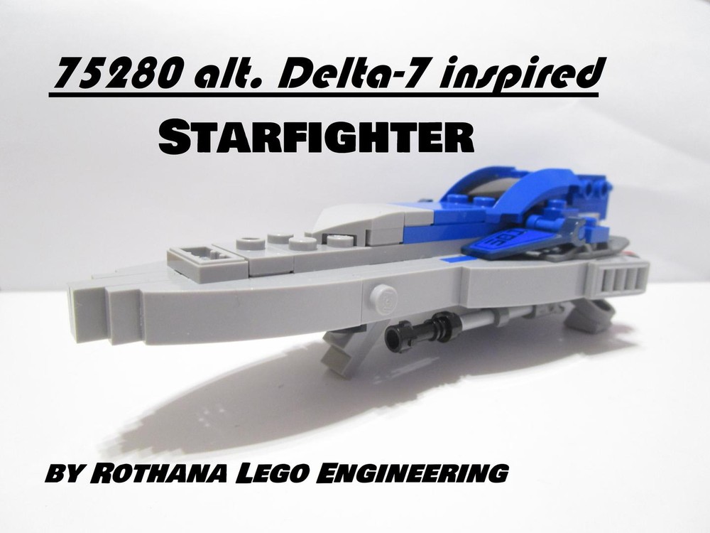 LEGO MOC 75280 alt. Delta-7 Inspired Starfighter by Nilsson LEGO ...
