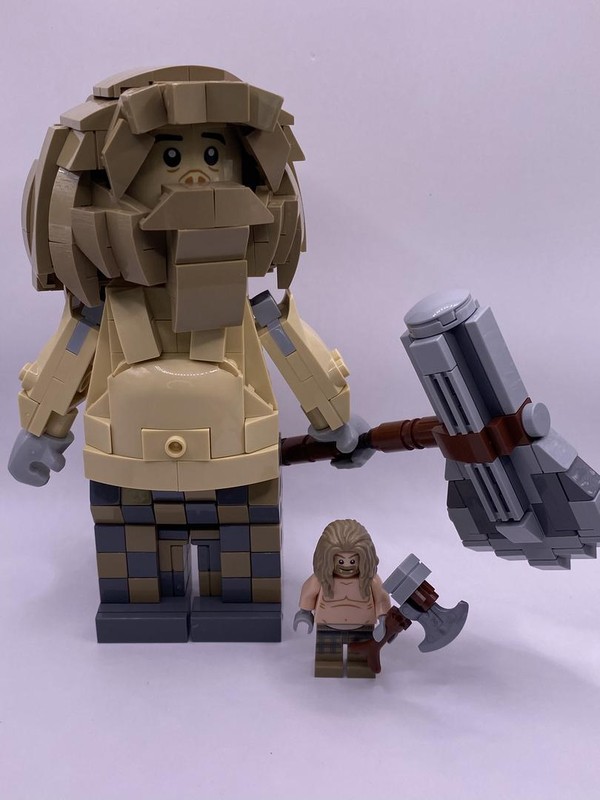 LEGO MOC Fat Thor (without armor) posable figure by BeskarBricks ...