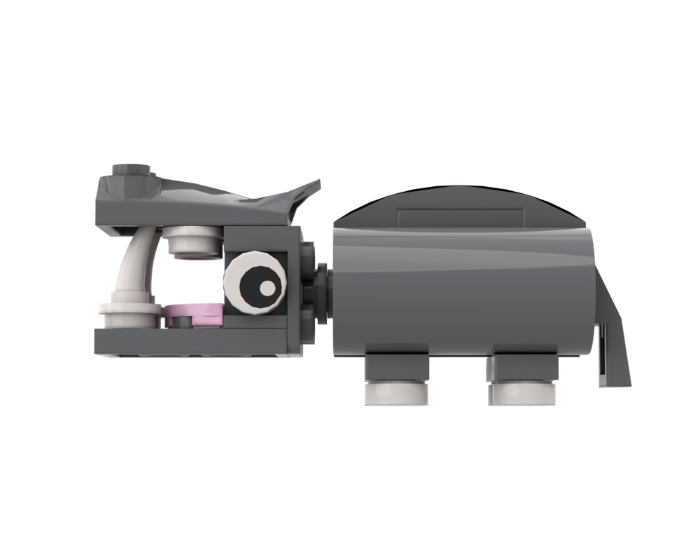LEGO MOC 22 Hippo by MyKidisanAlien | Rebrickable - Build with LEGO