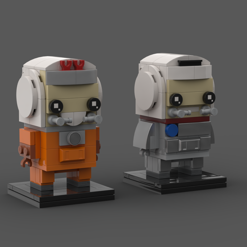 LEGO MOC Yuri Gagarin + Alan Shepard by phreaddee | Rebrickable - Build ...