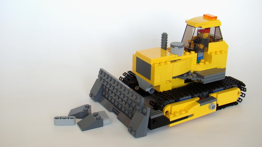 LEGO MOC 60076: Bulldozer by Tomik | Rebrickable - Build with LEGO