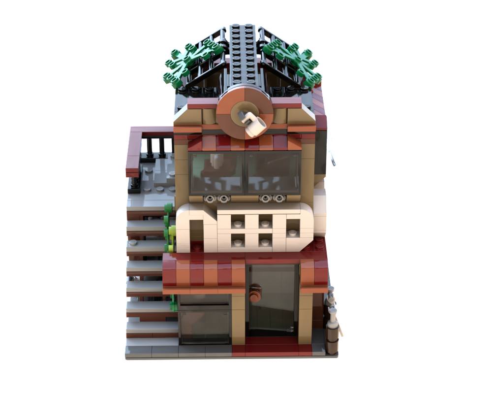 LEGO MOC The "NEED COFFEE" Cafe (Red Scheme) by Brick.Mocman ...