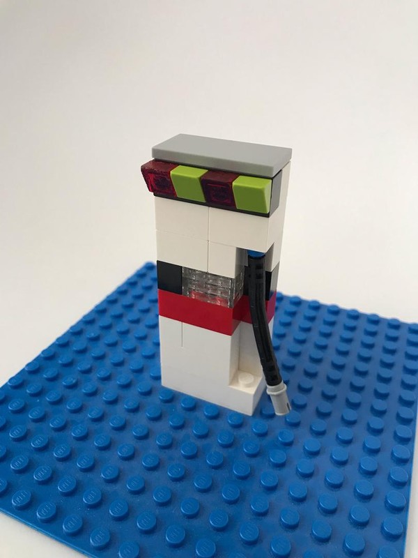 Lego Moc Gas Station By Mazboi77 Rebrickable Build With Lego