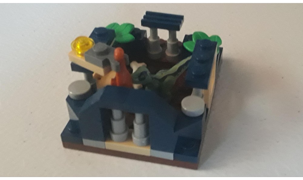 LEGO MOC Microscale T. Rex Enclosure 30382 Alternate by A_Dilophosaurus ...