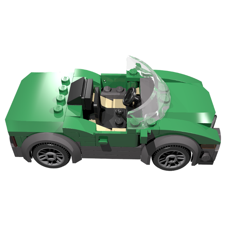 Lego Moc Luxury Convertible By Berth Rebrickable Build With Lego
