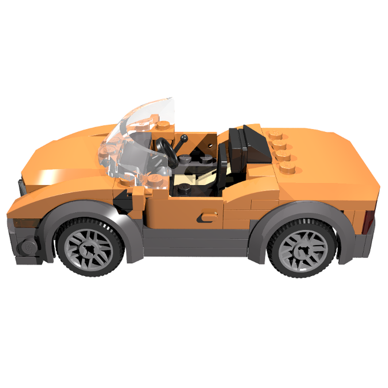 Lego Moc Luxury Convertible By Berth Rebrickable Build With Lego