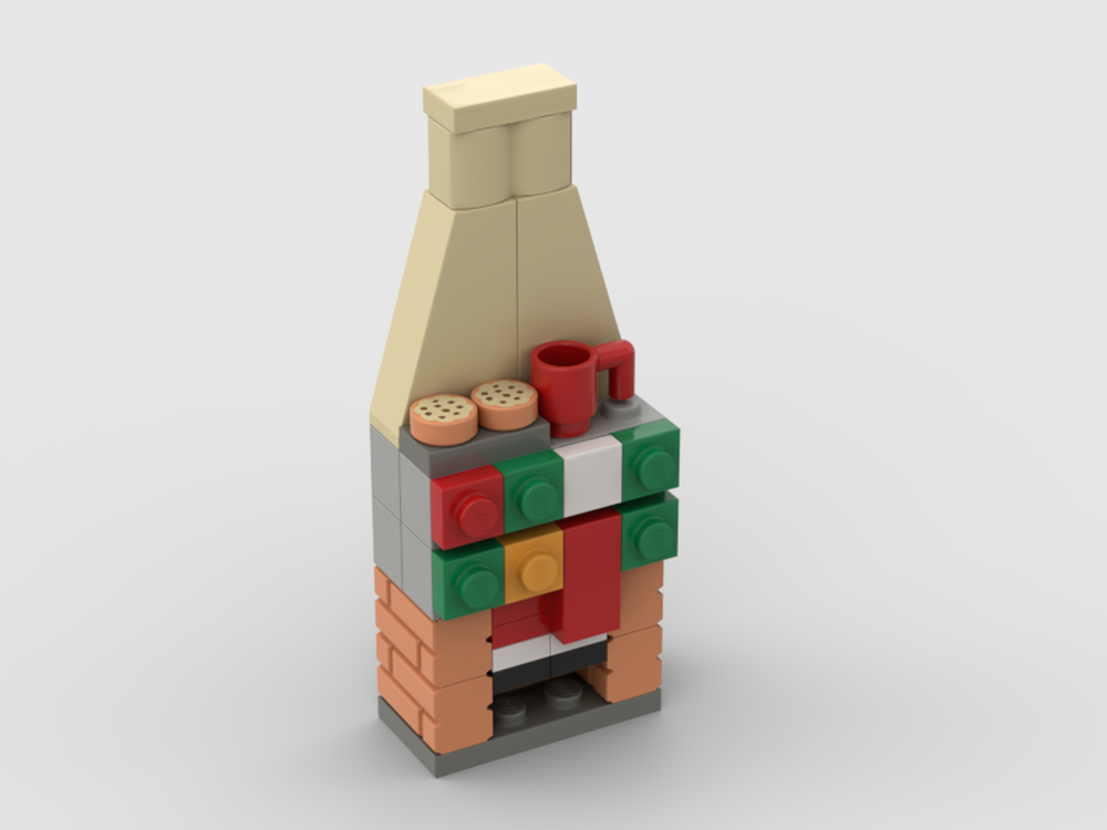 LEGO MOC Santa's fireplace by Izydorek | Rebrickable - Build with LEGO