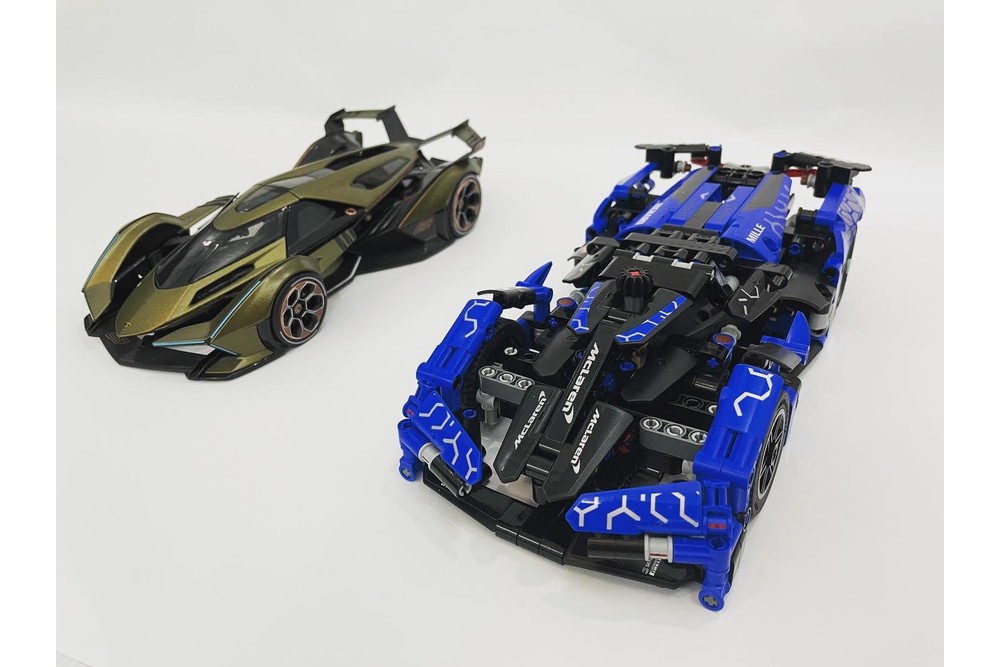 LEGO MOC Lamborghini V12 Vision GT - LEGO Technic 42123 McLaren Senna ...