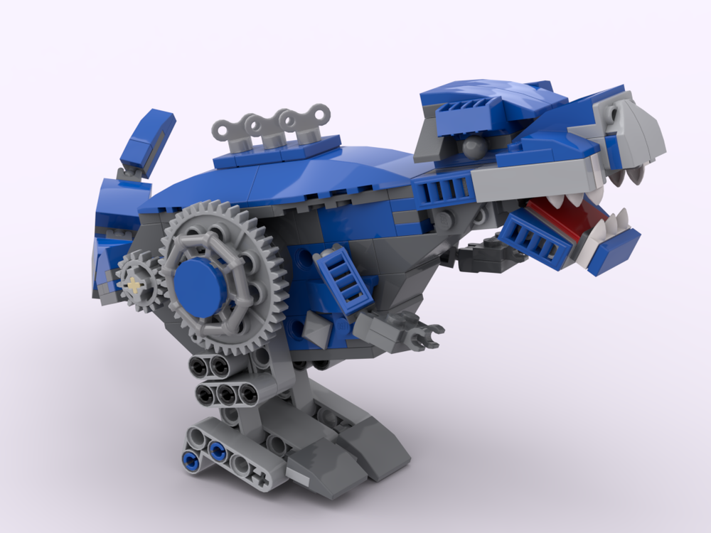 Lego Moc Robo Dinosaur By Makary Rebrickable Build With Lego