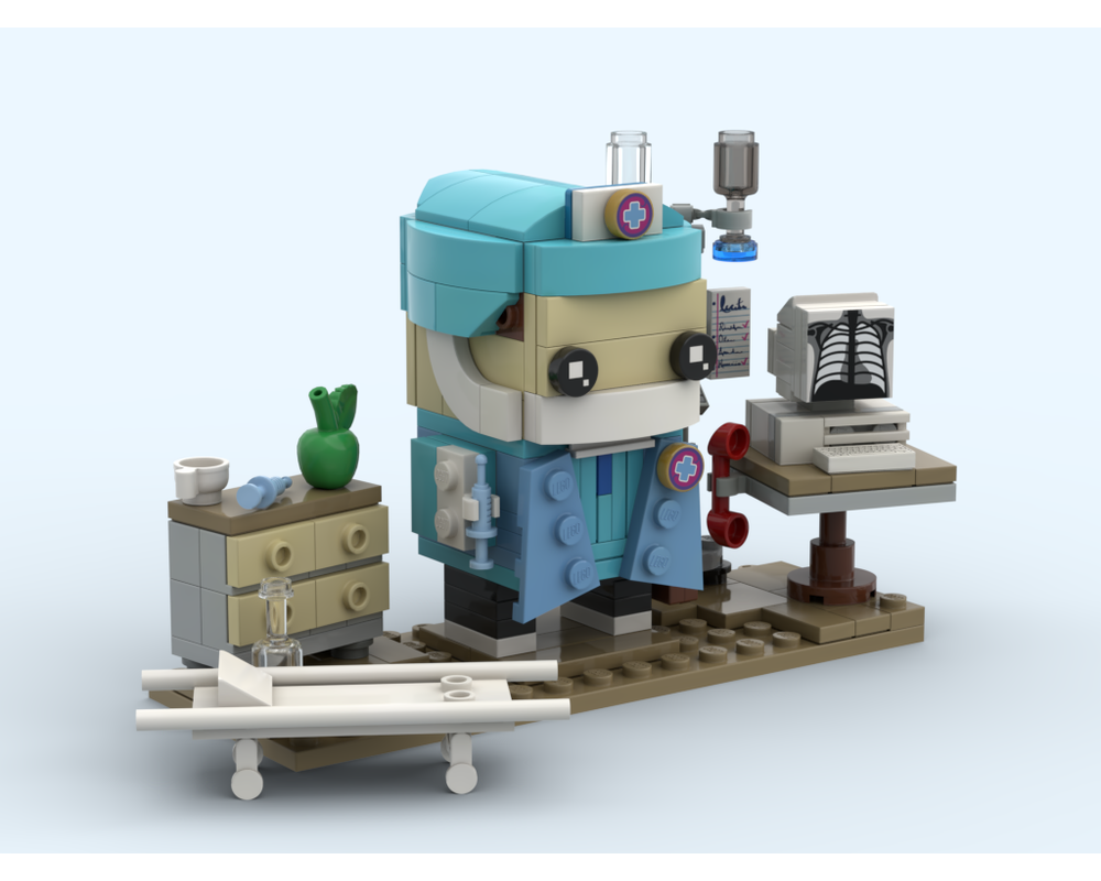 LEGO MOC Doctor / Nurse by GetMeBricked | Rebrickable - Build with LEGO