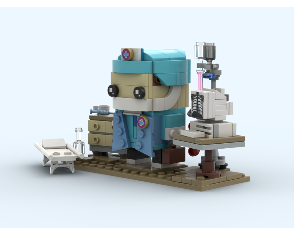 LEGO MOC Doctor / Nurse by GetMeBricked | Rebrickable - Build with LEGO