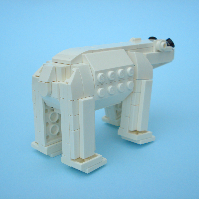 LEGO MOC Polar Bear by Leo1 | Rebrickable - Build with LEGO