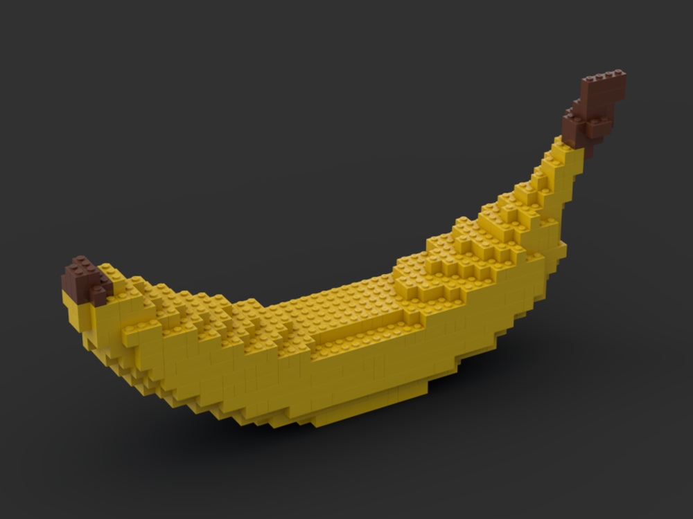 LEGO MOC lego sculpture banana by blackmaster | Rebrickable - Build ...