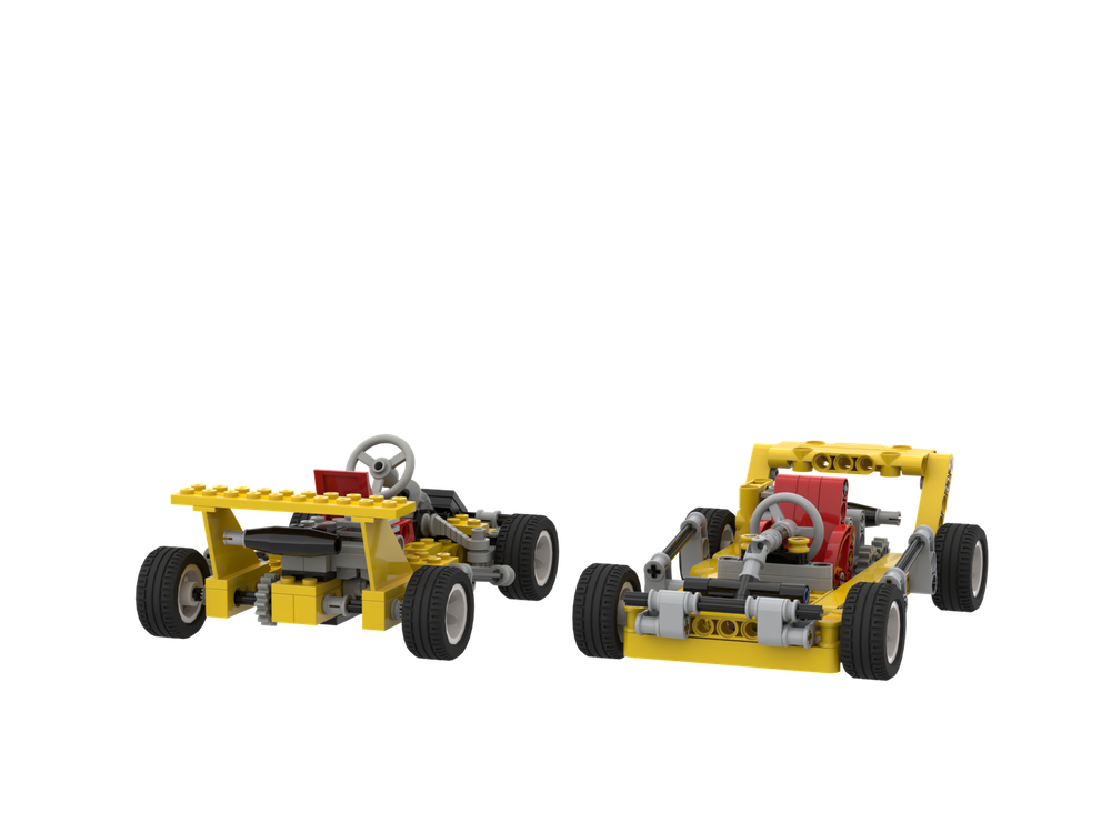 LEGO MOC Studless 8225-1 - Super Kart by Viernes | Rebrickable - Build ...