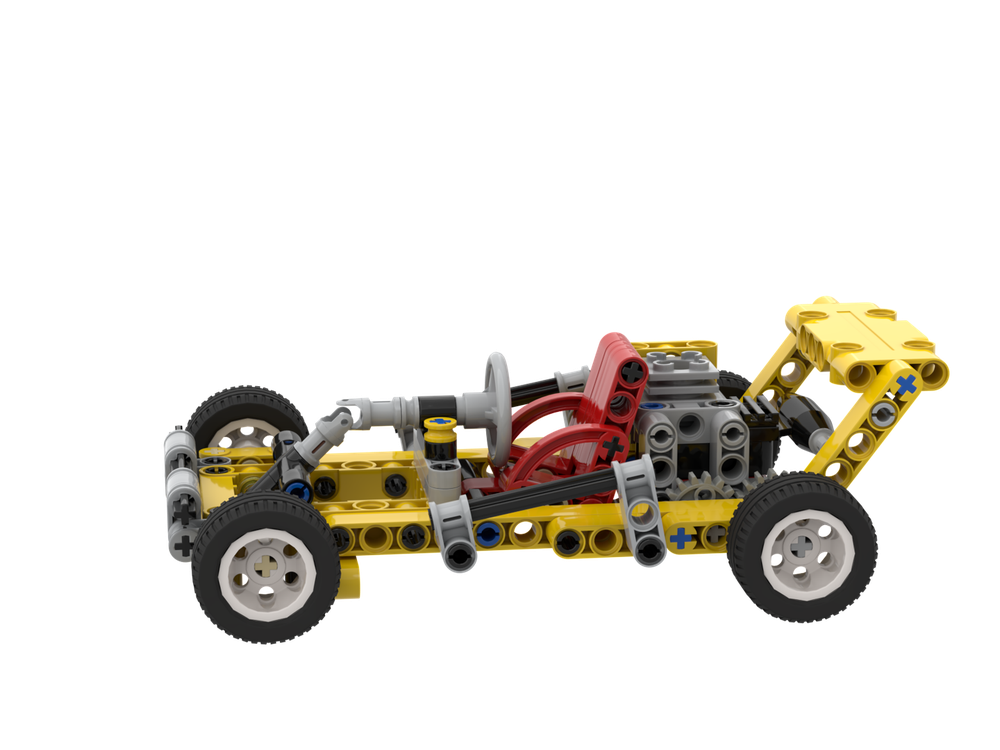 LEGO MOC Studless 8225-1 - Super Kart by Viernes | Rebrickable - Build ...