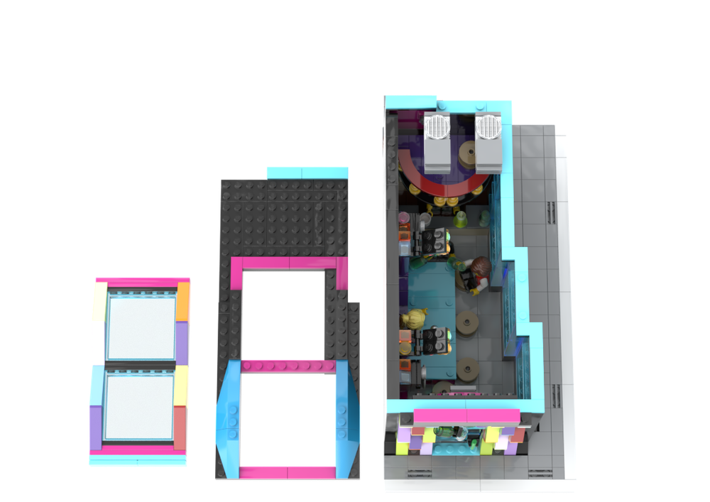 LEGO MOC "Good Times" Nightclub by Brick.Mocman | Rebrickable - Build ...