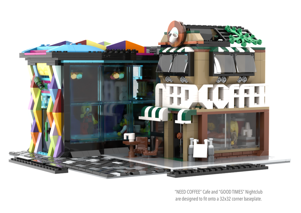 LEGO MOC "Good Times" Nightclub by Brick.Mocman | Rebrickable - Build ...