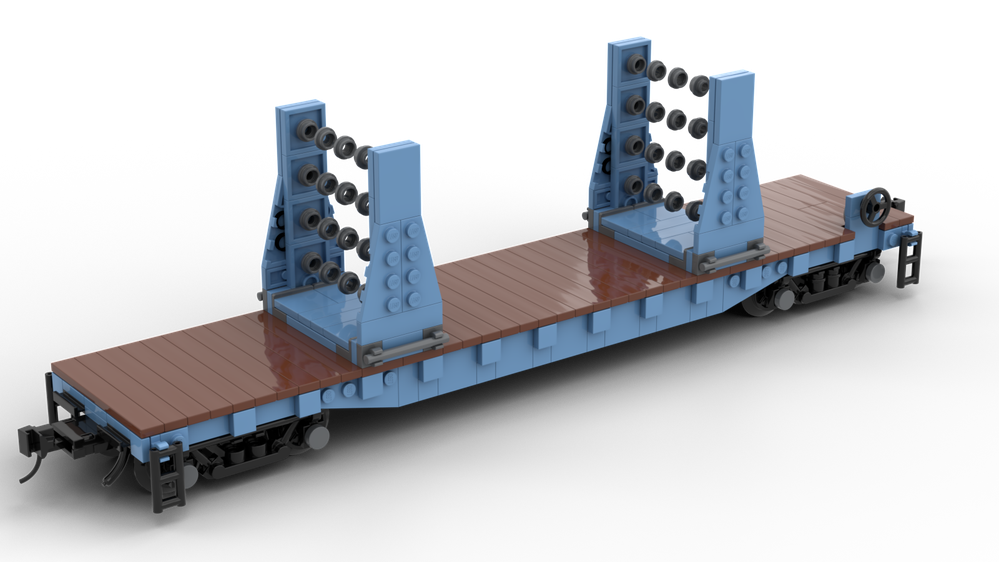 LEGO MOC Welded Rail/Ribbon Rail Car Set by Yellow.LXF | Rebrickable ...