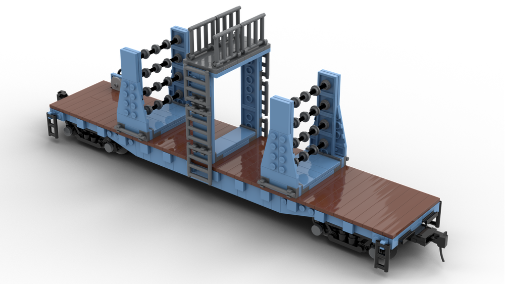 LEGO MOC Welded Rail/Ribbon Rail Car Set by Yellow.LXF | Rebrickable ...