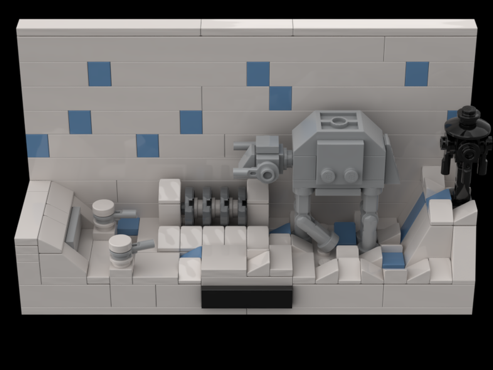 Lego Moc Hoth Postcard By Brikbaum Rebrickable Build With Lego