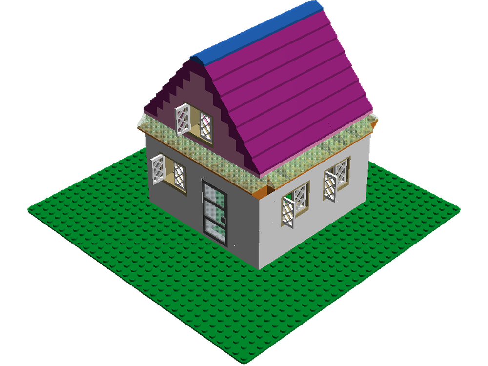 LEGO MOC simple_building by meokur | Rebrickable - Build with LEGO