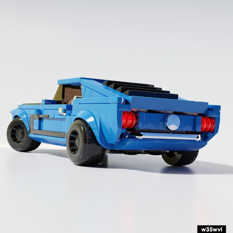 LEGO MOC `69 Ford Mustang Boss 302 by w35wvi | Rebrickable - Build with ...