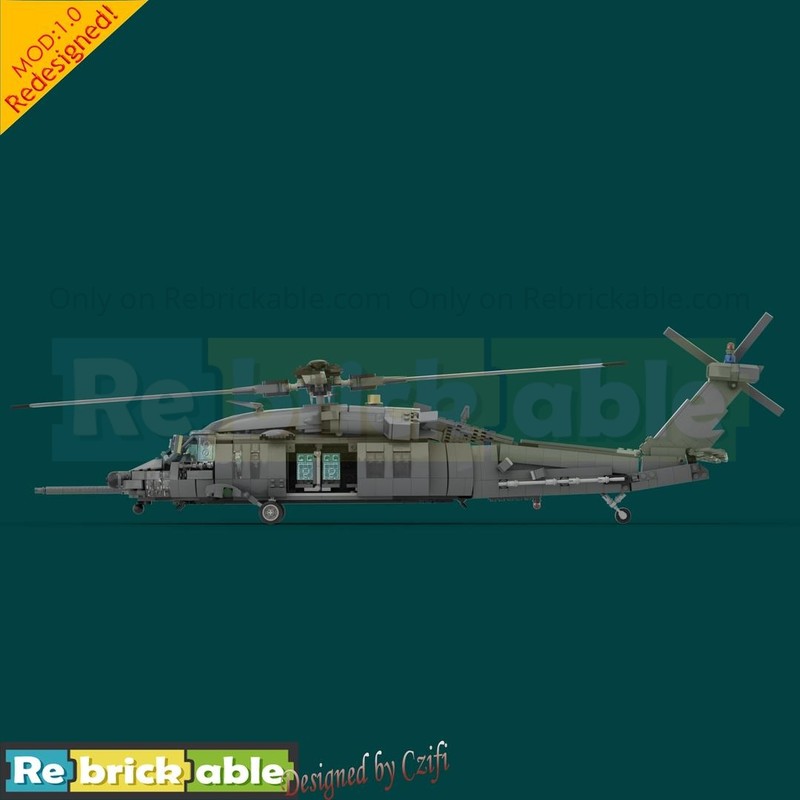 LEGO MOC MH-60L DAP /UH-60L Black Hawk (two version) by Czifi ...