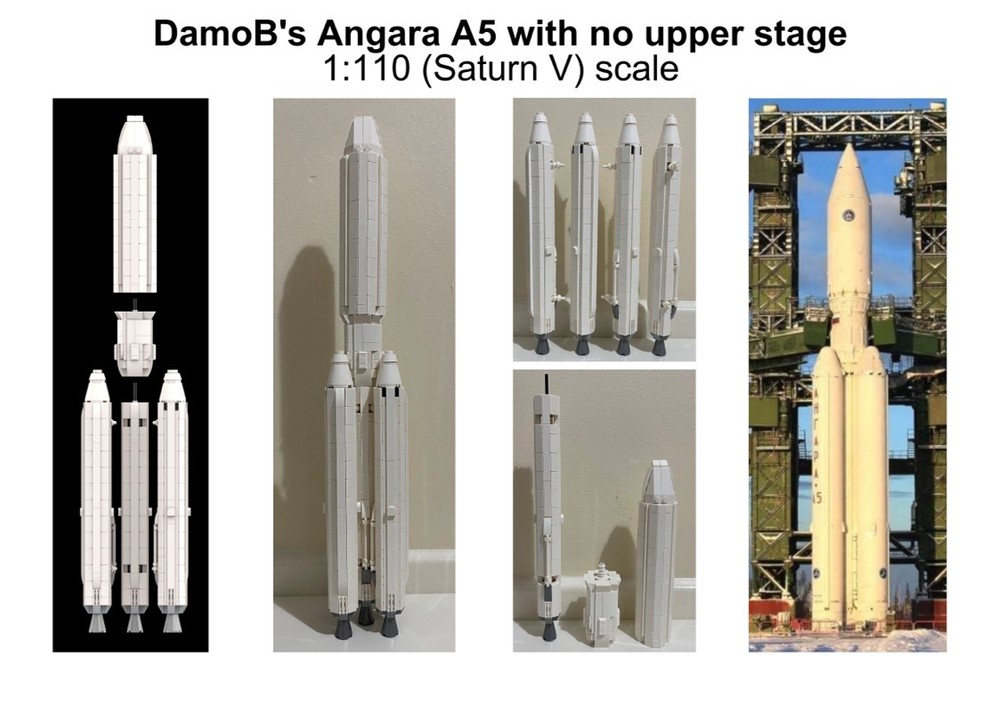 LEGO MOC DamoB's Angara A5 with no upper stage by DamoB | Rebrickable ...