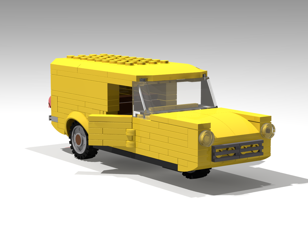 LEGO MOC Reliant Regal Van by fiefoc | Rebrickable - Build with LEGO