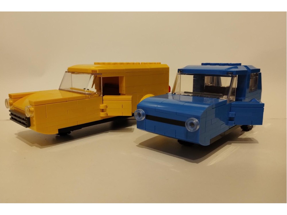 LEGO MOC Reliant Regal Van by fiefoc | Rebrickable - Build with LEGO