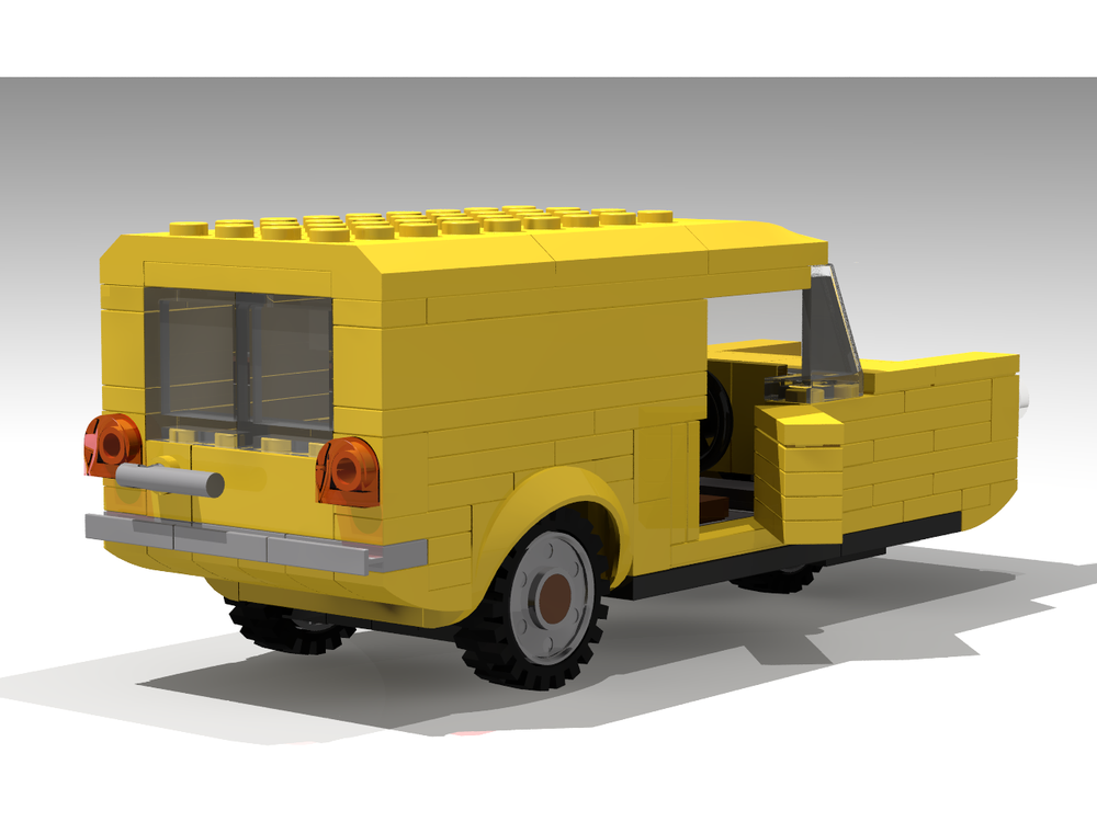 LEGO MOC Reliant Regal Van by fiefoc | Rebrickable - Build with LEGO