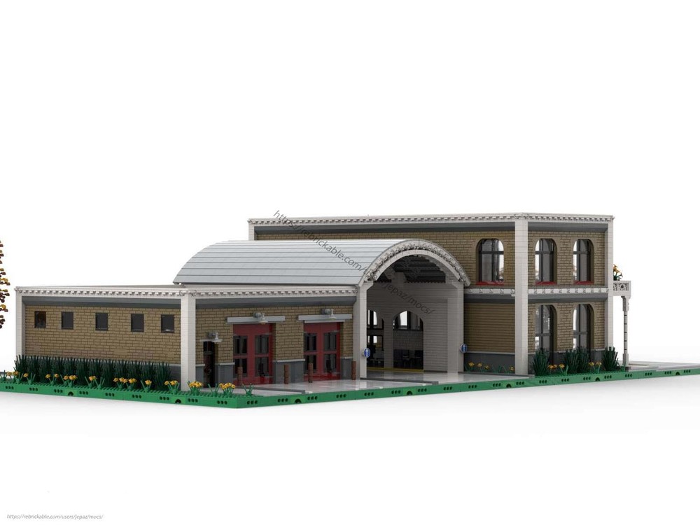 LEGO MOC Breakwater Pass Pretorius Bus Terminal by jepaz | Rebrickable ...