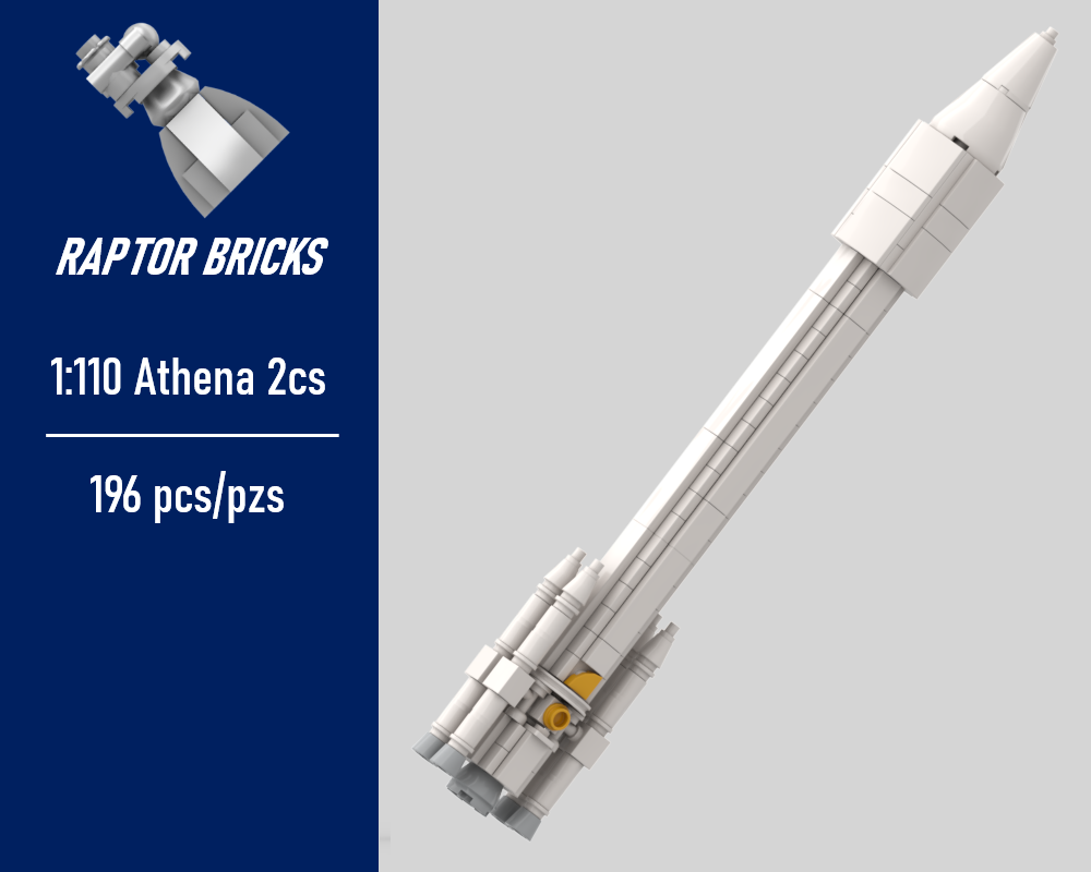 LEGO MOC-96191 1:110 Athena 2cs by RAPTOR BRICKS | Rebrickable - Build ...