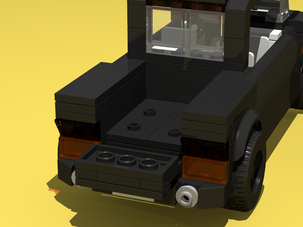 LEGO MOC Black Pick-up Truck by The Lego Master | Rebrickable - Build ...