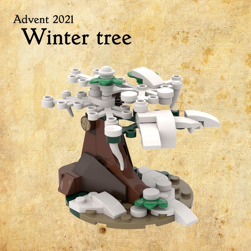 LEGO MOC Winter tree by peter.keith | Rebrickable - Build with LEGO