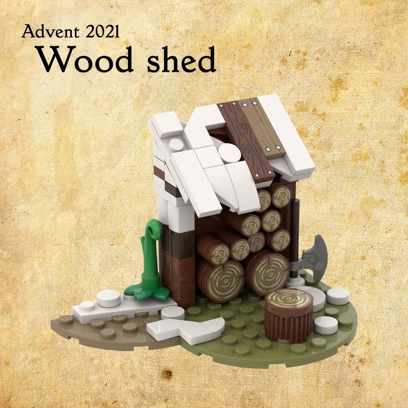 LEGO MOC Wood shed by peter.keith | Rebrickable - Build with LEGO